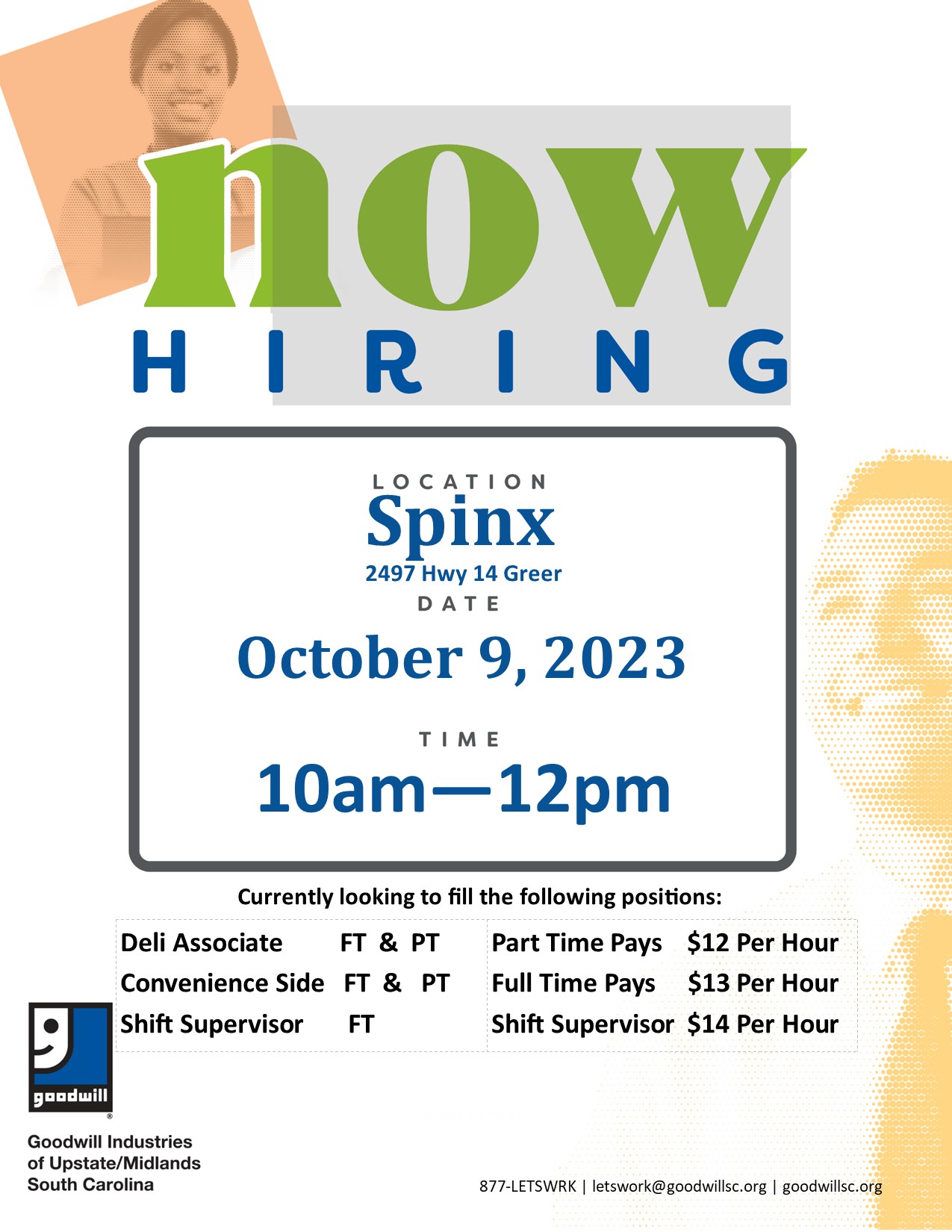 Mission Mobile Rolls to Greenville for Hiring Event at Spinx | Goodwill ...