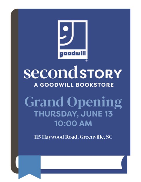 Goodwill Opens Brand New Bookstore, SecondStory, on June 13th at 10AM ...