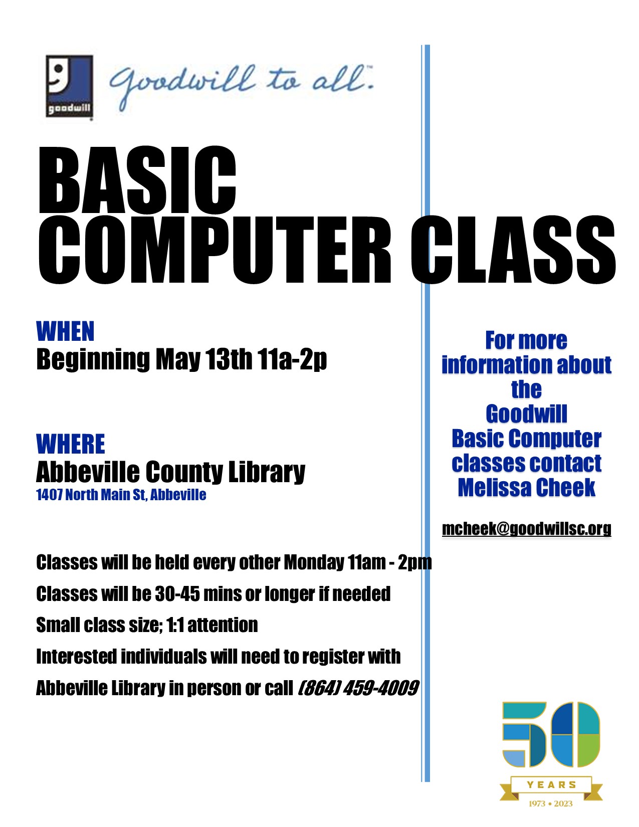 Goodwill Hosts Basic Computer Class Workshop in Abbeville | Goodwill ...